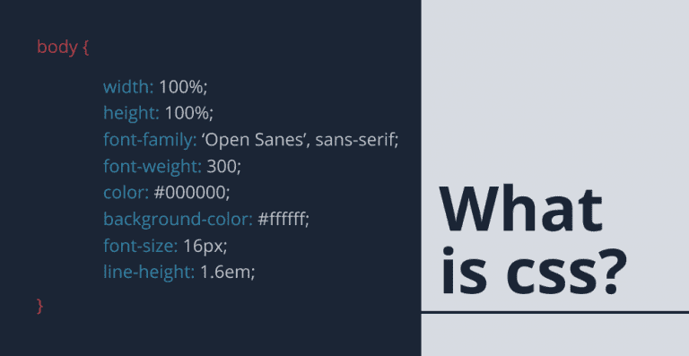 What Is CSS? Meaning, How It Works, Why It Matters