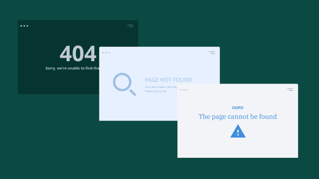 404 Error Page Design Tips for a Better User Experience