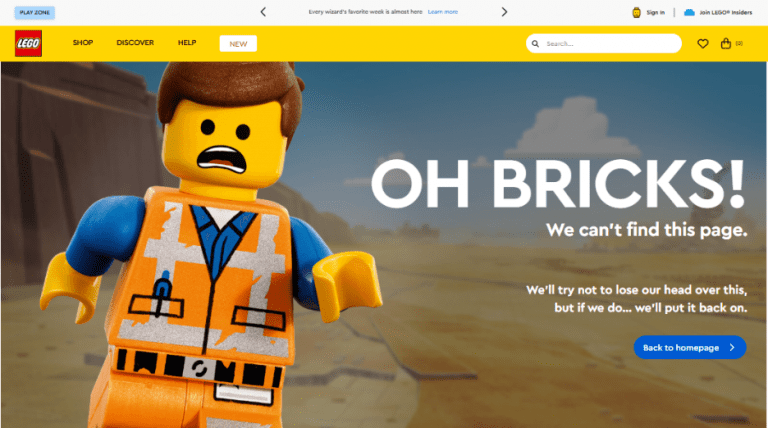 404 Error Page Design Tips for a Better User Experience