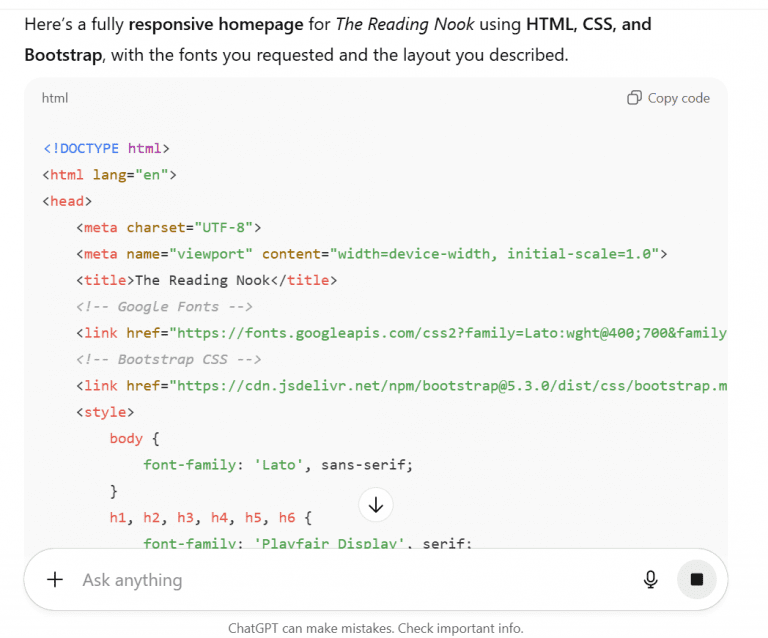 How To Build A Website With ChatGPT: A Step-by-Step Guide
