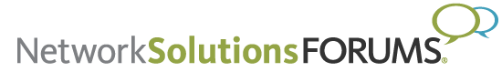 Network Solutions Forums